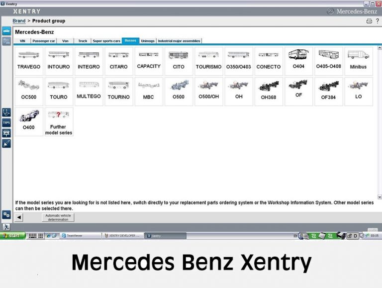 نرم افزار تعمیر و نگهداری بنز Mercedes Benz Xentry - تک دیاگ